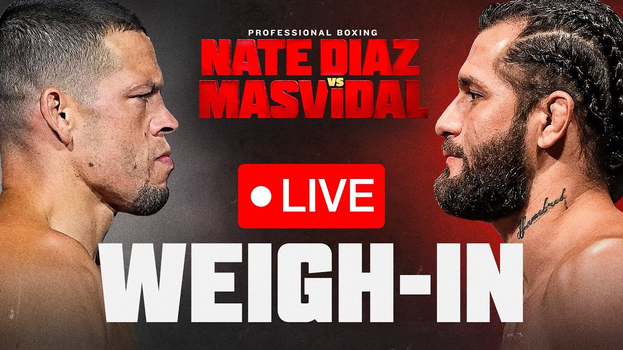 Fighters Only : Nate Diaz And Jorge Masvidal Make Weight Ahead Of ...